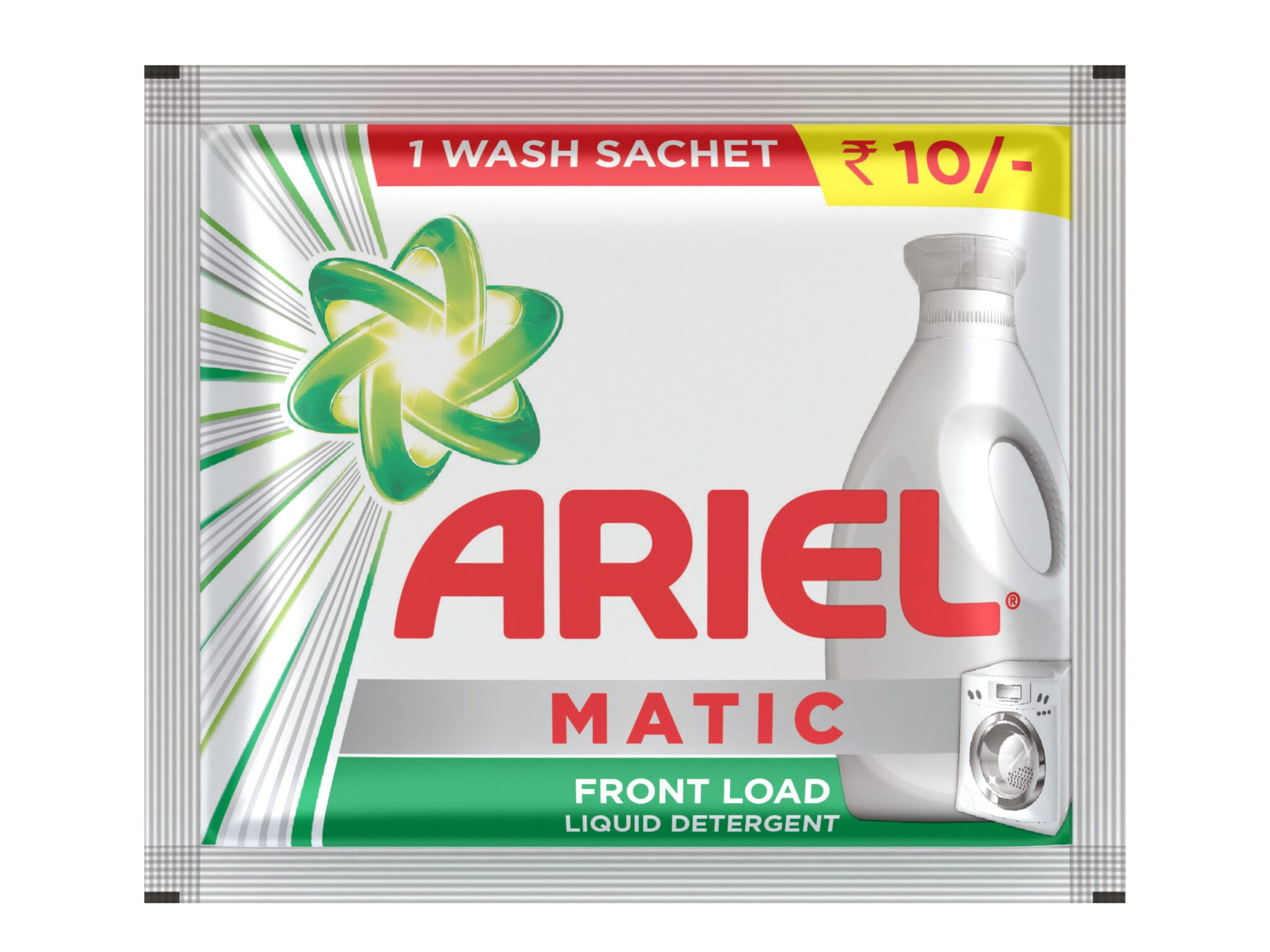 ARIEL MATIC LIQUID || FRONT LOAD || DETERGENT LIQUID POUCH || 60 ML ...